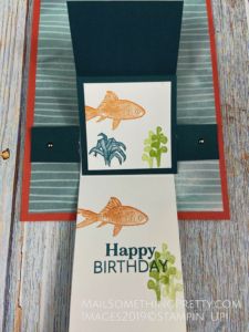 Step by Step Vertical & Horizontal Waterfall card Tutorial