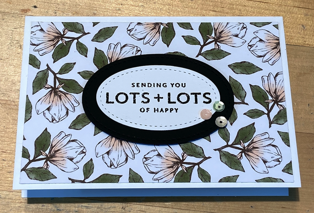 Create 9 cards with one sheet of Designer Paper
