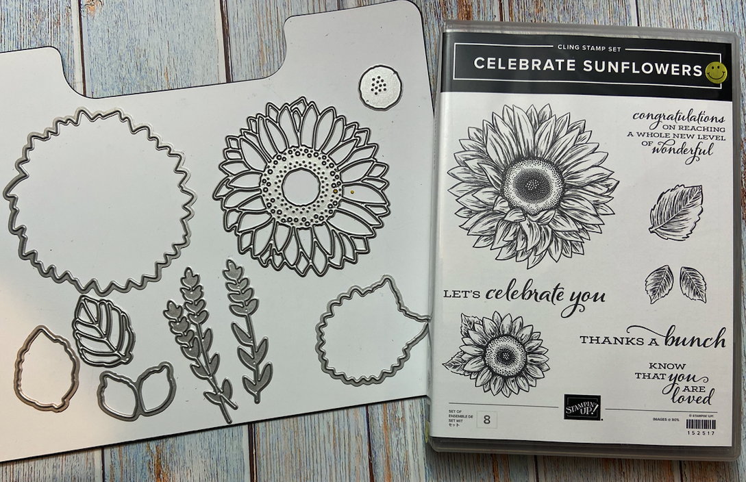 Instant Sunflowers with the new Celebrate Sunflowers Stamps & Dies