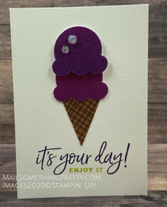 Quick & Easy Ice Cream Cards with Rainbow Glitter Paper